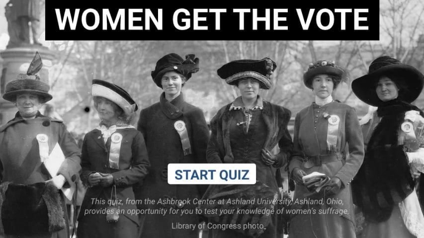 Woman suffrage