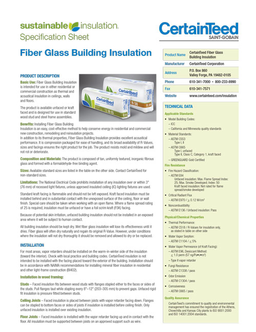 CertainTeed Fire Performance