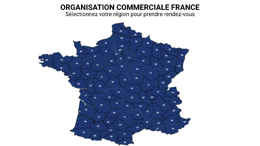 LIVE - France RSM Territory Map