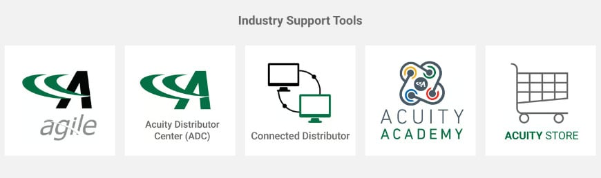 Login Page, Industry Support Tools