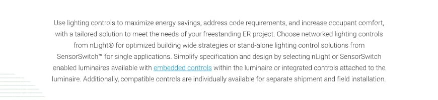 Live - Freestanding ER Lighting Controls Ceros