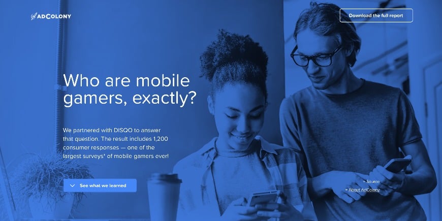 AdColony The Modern Mobile Gamer Copy