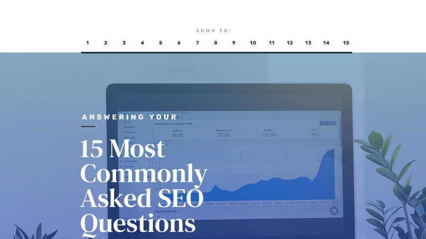 15 Most Commonly Asked SEO Questions