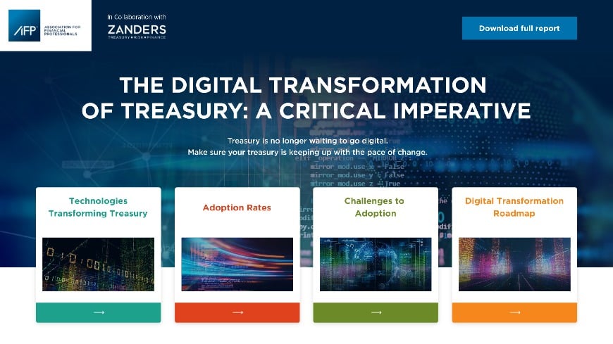 AFP Treasury Transformation Treasury Transformation, Digital ...