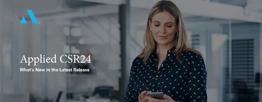 Applied CSR24 EN-CA Applied CSR24 What's New