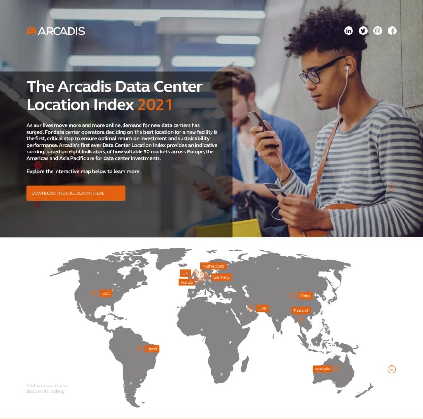 Arcadis Data Center Location Index 2021