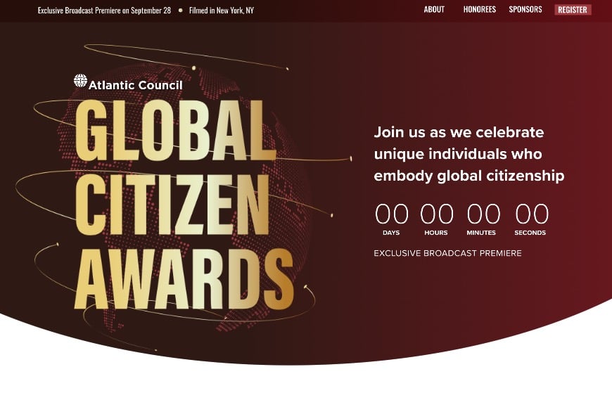 REGISTER: 2023 Global Citizens Awards Global Citizens Awards