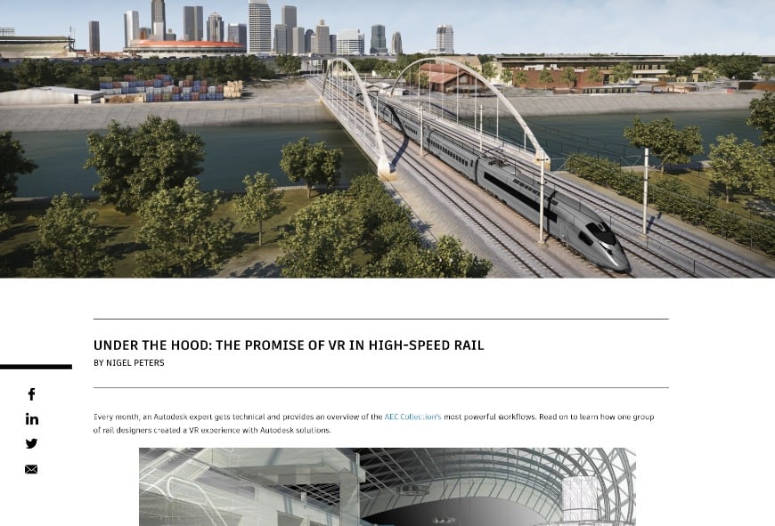 Under the Hood: The Promise of VR in High-Speed Rail