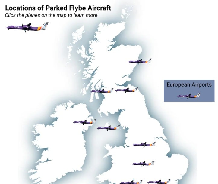 Flybe Map