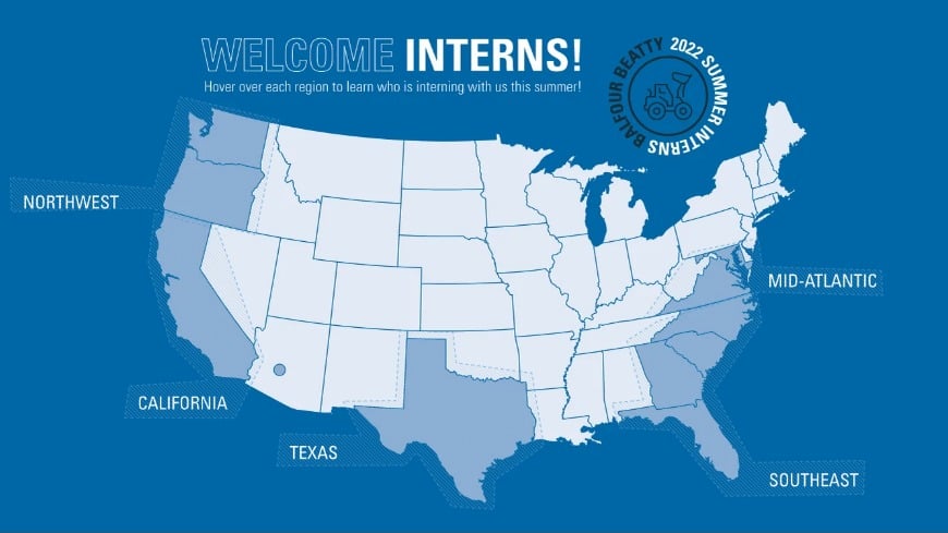 2022 Intern Map