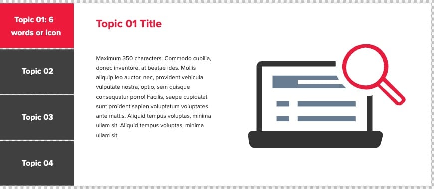 Side tabs - 1175
