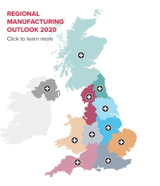 UK/Manufacturing Regional Outlook Map Jul 2020