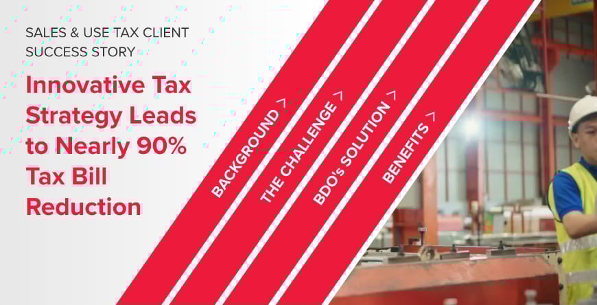 TAX - Client Success Story