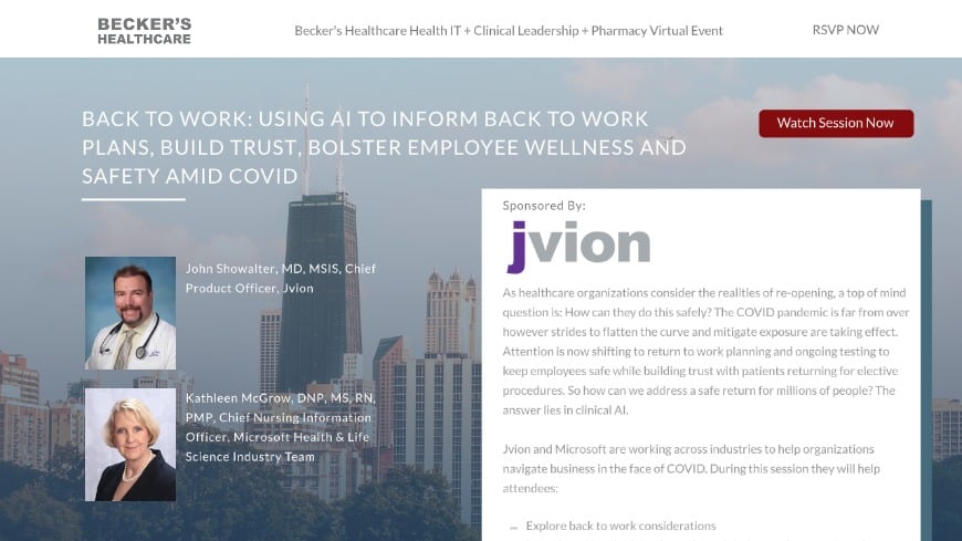 Becker's Healthcare Health IT + Clinical Leadership + Pharmacy Virtual ...