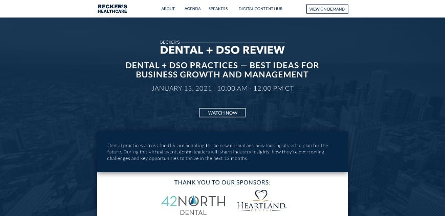 Dental + DSO Virtual Event