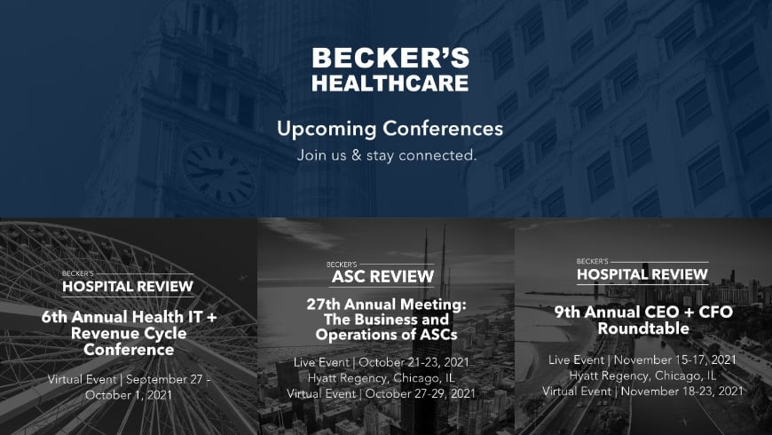 Becker's Upcoming Conferences