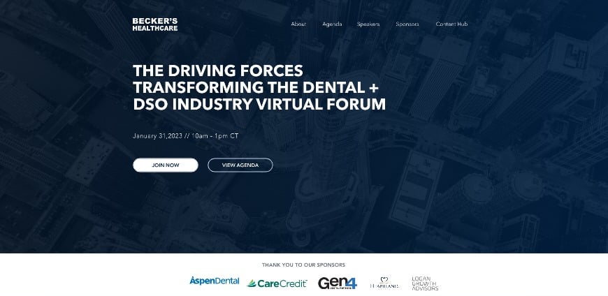 The Driving Forces Transforming the Dental + DSO Industry Virtual Forum