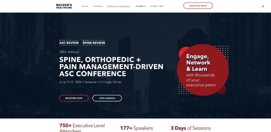 20th Annual Spine, Ortho & ASC Conference Copy