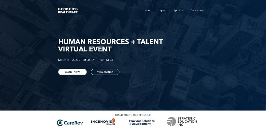 2023 Human Resources + Talent Virtual Event