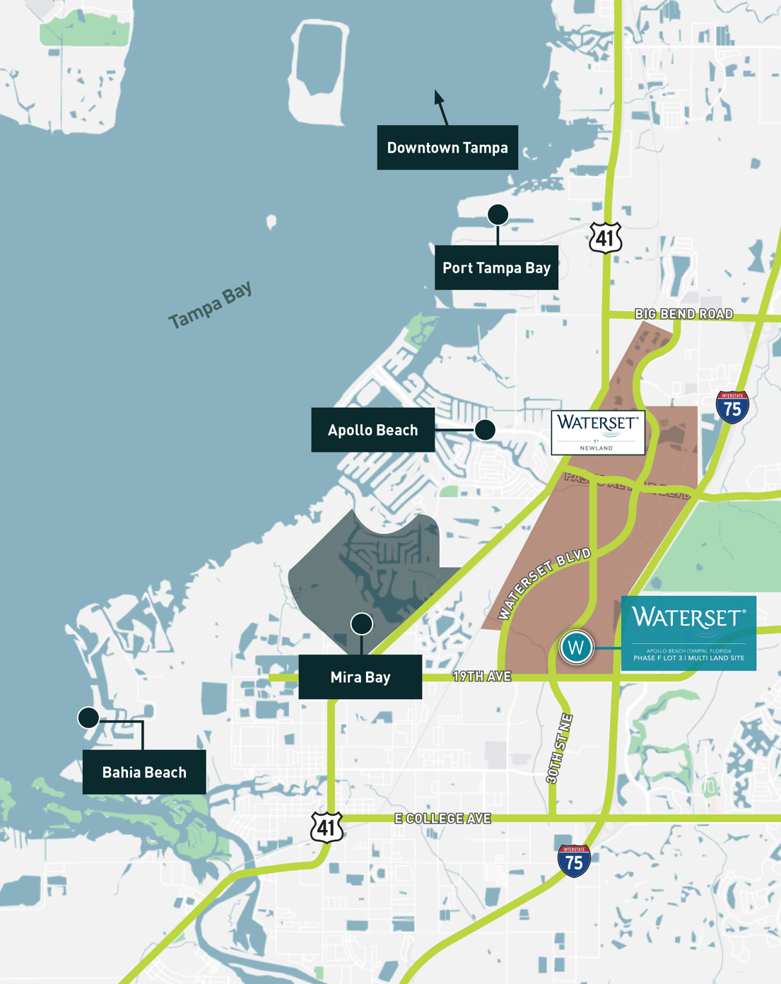Map Of Apollo Beach Florida