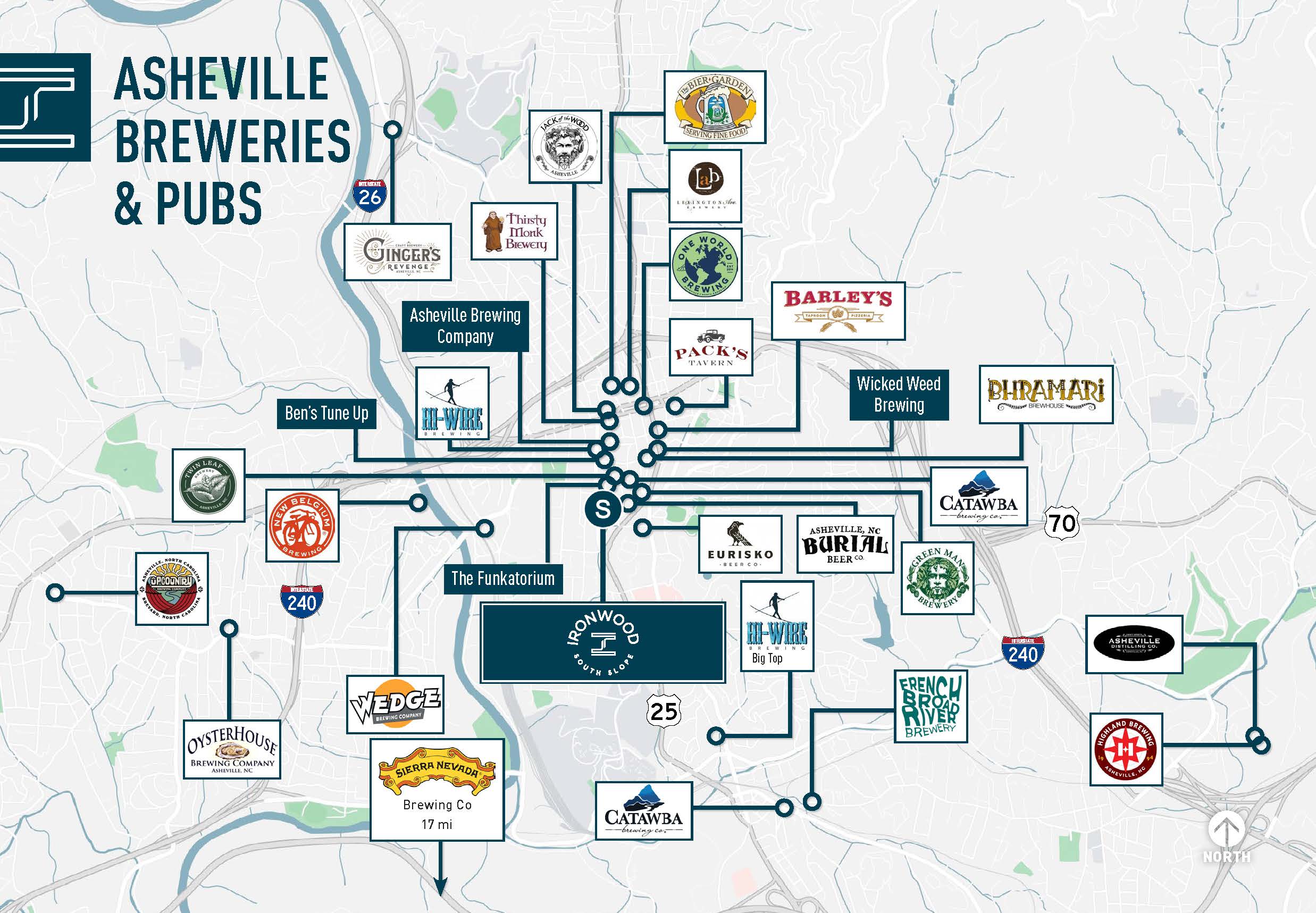Asheville Beer Map
