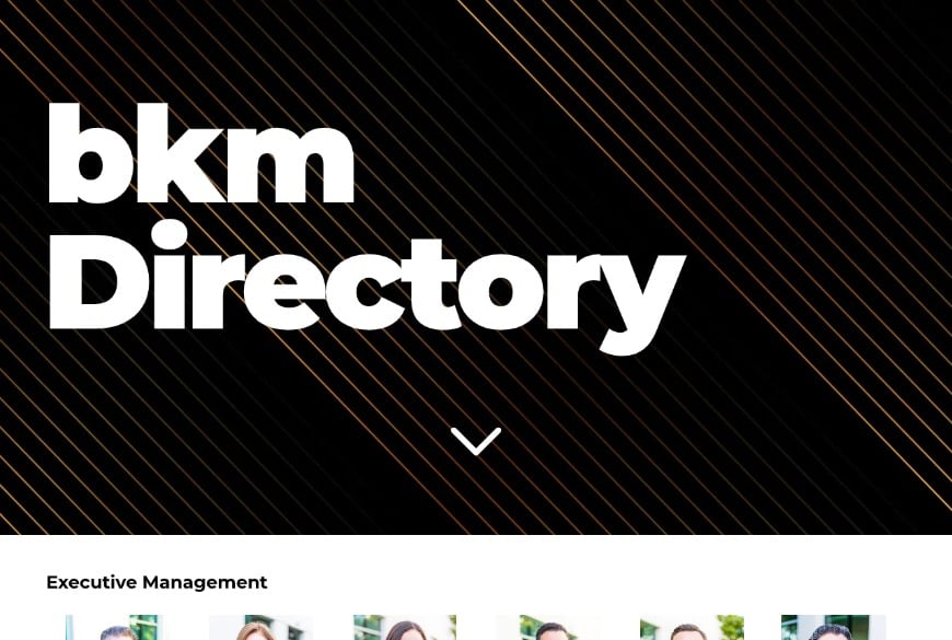 bkm Intranet - bkm Directory