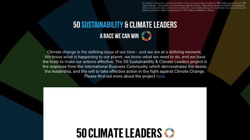 50 Sustainability and Climate Leaders - 21-05-17