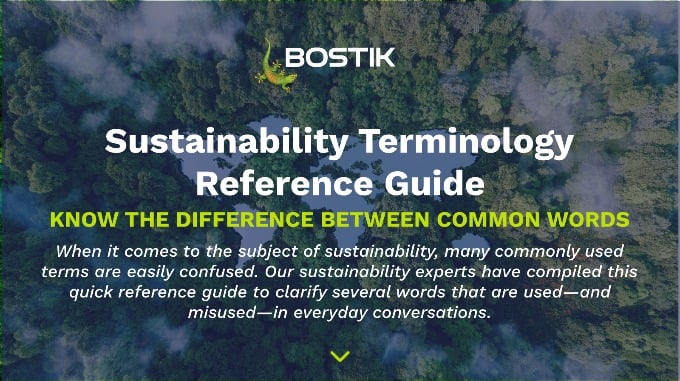 Sustainability Terms Comparison compostable adhesives, label adhesives ...