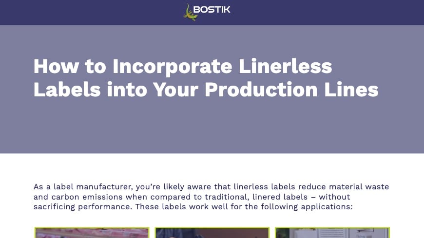 Linerless Labels Linerless labels, Linerless label adhesives, Pressure ...