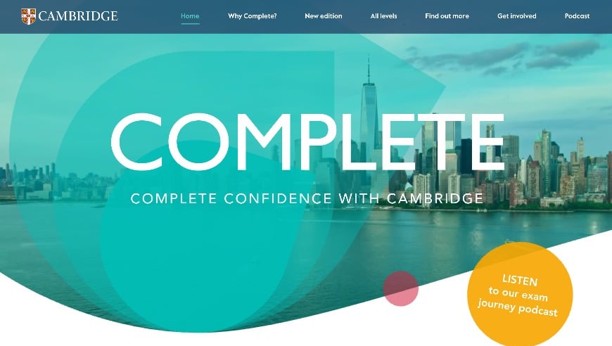 Complete confidence with Cambridge Complete, teaching English, English ...