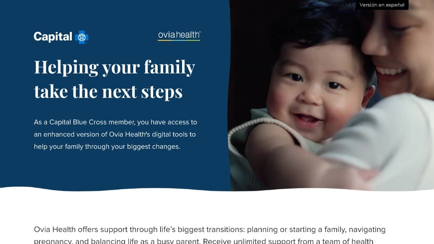 Ovia Health - Helping your family take the next steps