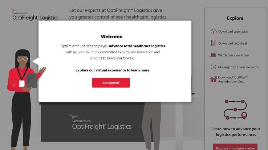 OptiFreight Interactive Booth - Acute