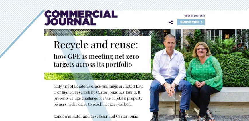 Commercial Journal GPE's Net Zero Targets Sustainability, MEES, EPC ...