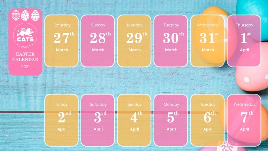 Easter Calendar