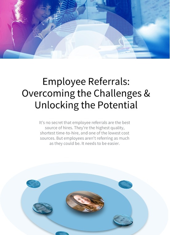 LinkedIn: Employee Referrals Infographic