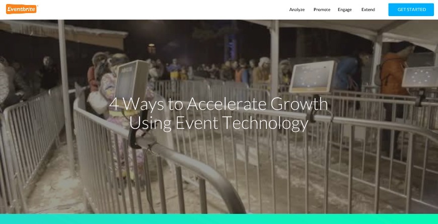 Eventbrite Interactive Landing Page