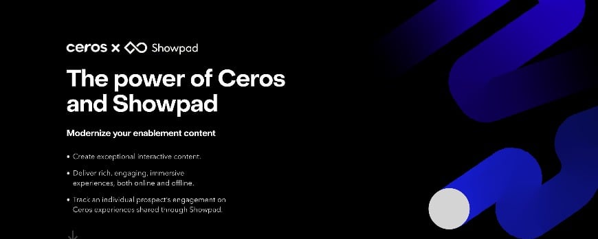 Ceros x Showpad