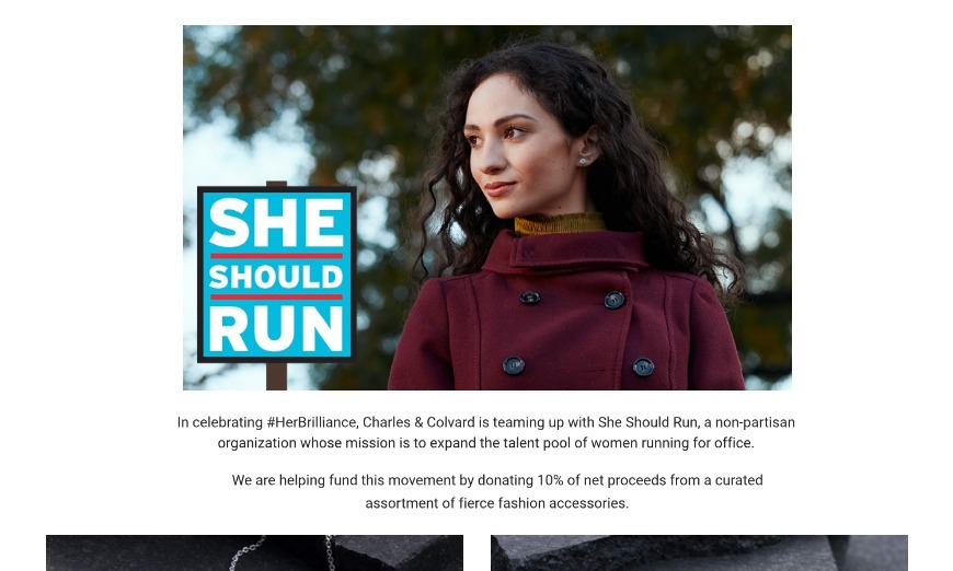 She Should Run Desktop Charles & Colvard Supports She Should Run