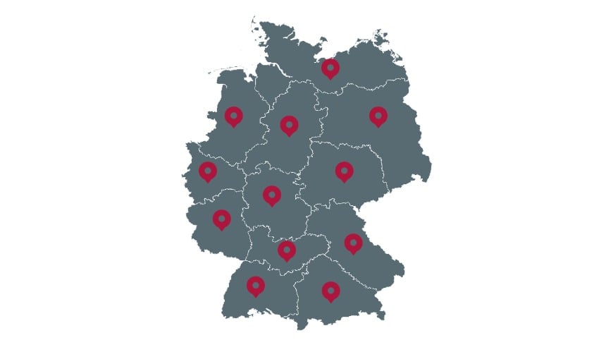 German Franchise Partner Map