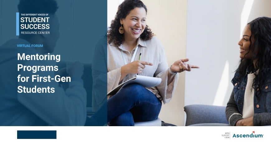 Mentoring Programs for First-Gen Students