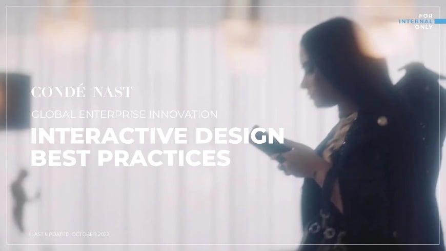 Interactive Design Best Practices
