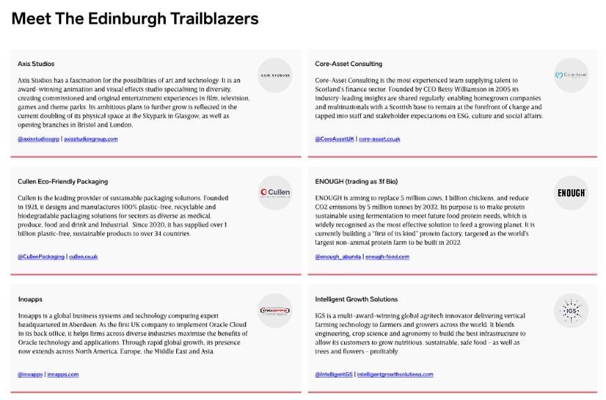 HSBC EDINBURGH Article - Trailblazers