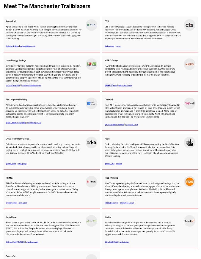 HSBC MANCHESTER Article - Trailblazers