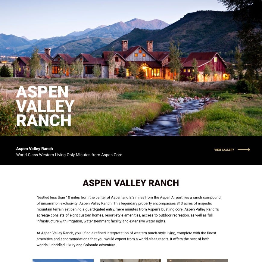 Aspen Valley Ranch
