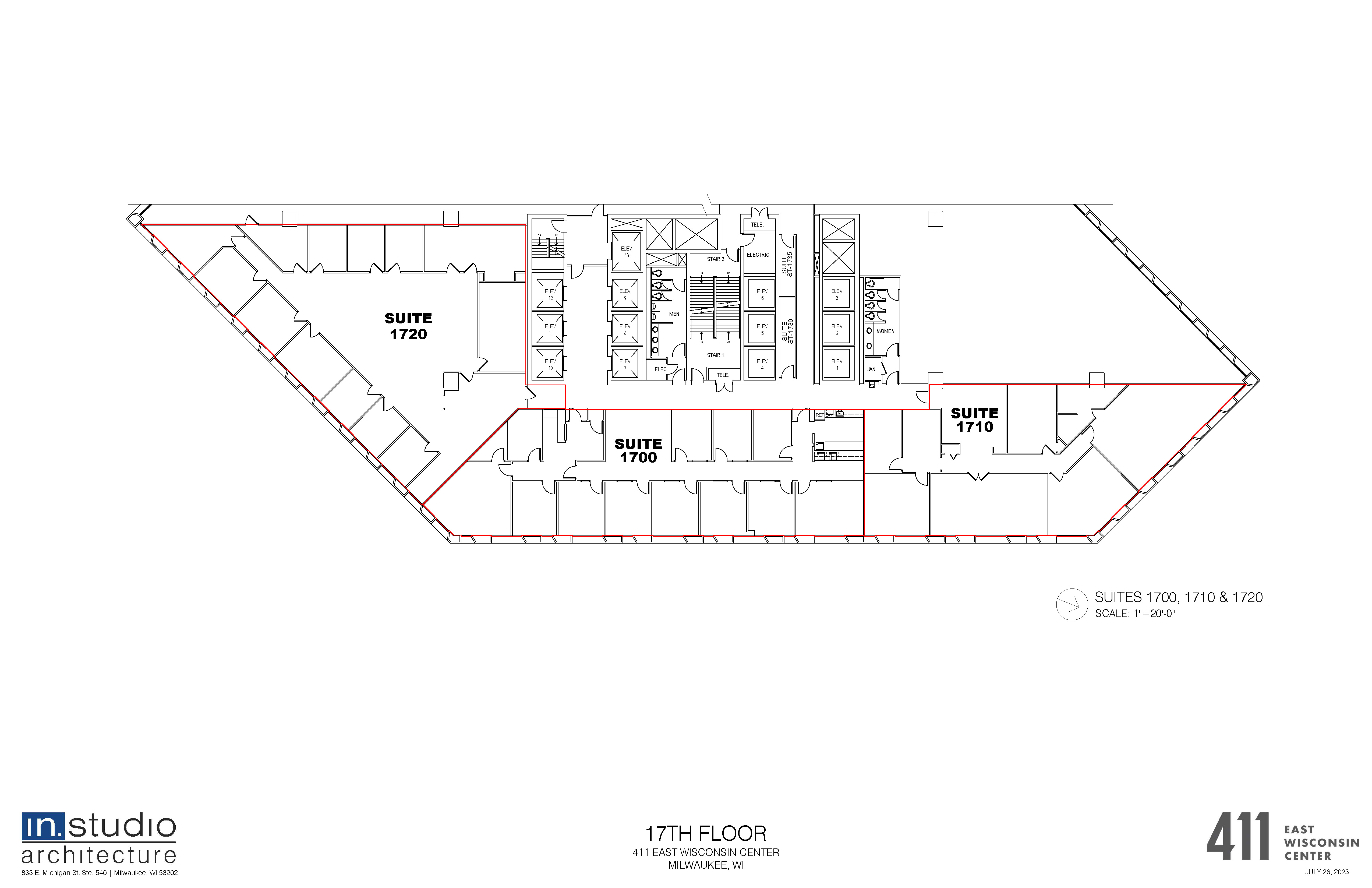 411 E Wisconsin Avenue - Stacking Plan