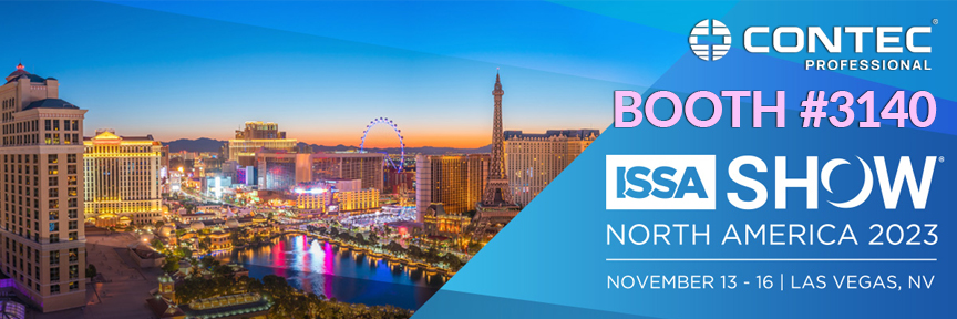 ISSA 2023 Contec Professional at ISSA North America 2023 in Booth 3140