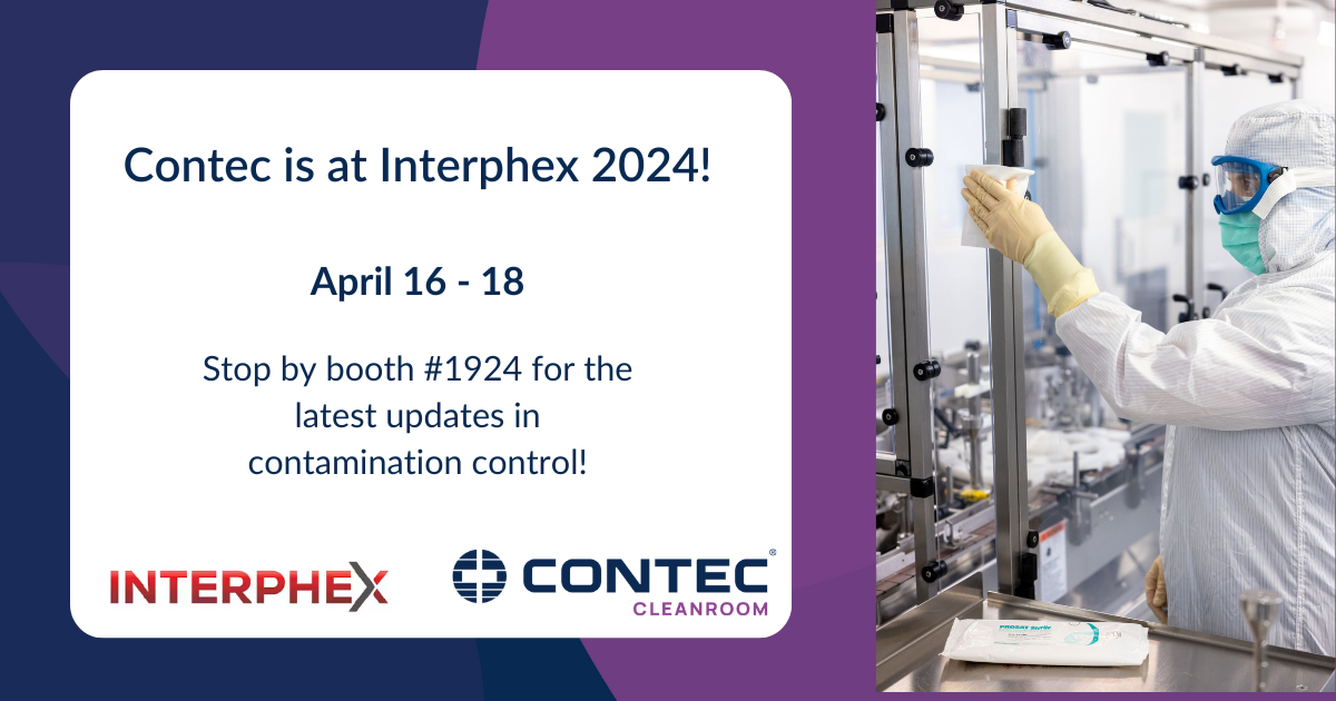 Cleanroom Interphex 2024 Contec Cleanroom at Interphex 2024