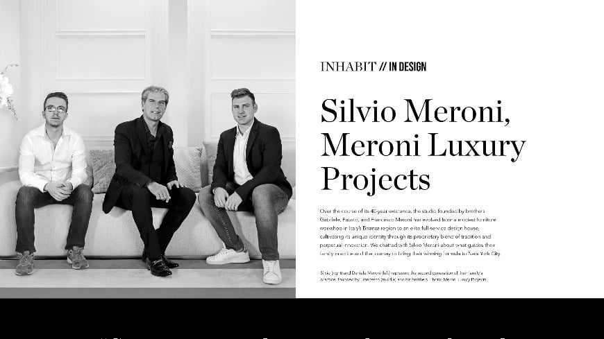 In Design: Silvio Meroni
