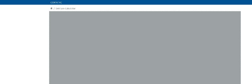 Corning Link Loss Calculator Corning LInk Loss Calculator