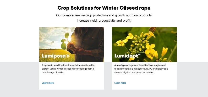 Crop solutions - WOSR products Copy Copy